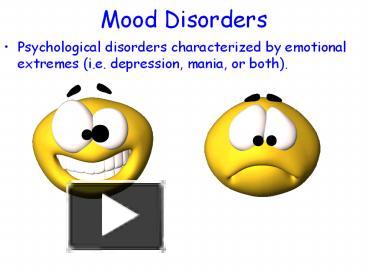Mood Disorders presentation | free to view