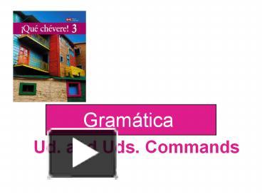PPT – Ud. and Uds. Commands PowerPoint presentation | free to view - id ...