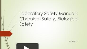Lab safety presentation | free to download