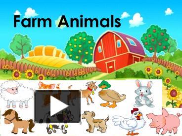 FARM ANIMALS PPT presentation | free to download