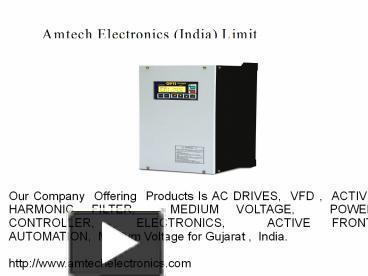 PPT – Amtech Electronics in India PowerPoint presentation | free to download - id: 8700ff-YTcxM