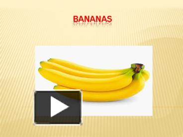 bananas presentation | free to download