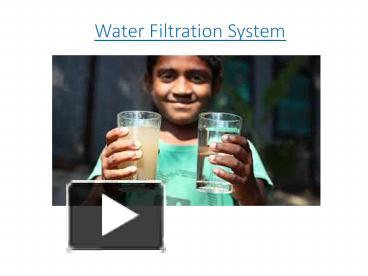 Water Filtration System presentation | free to download