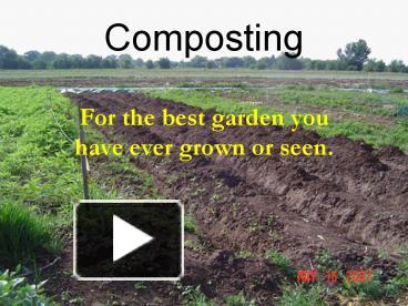 Composting presentation | free to view