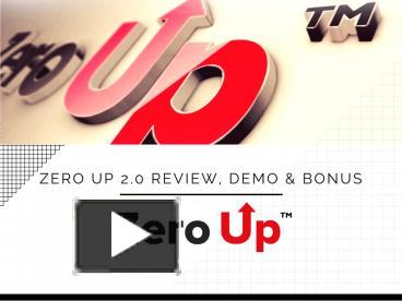 Fred Lam Zero Up 2.0 presentation | free to download