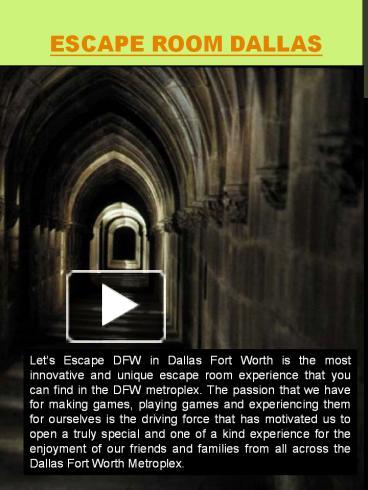 PPT – Escape Room Plano PowerPoint presentation | free to download - id ...