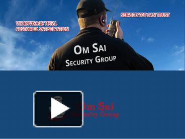 PPT – High-End Corporate Security Service in Pune - Om Sai Security Group PowerPoint ...