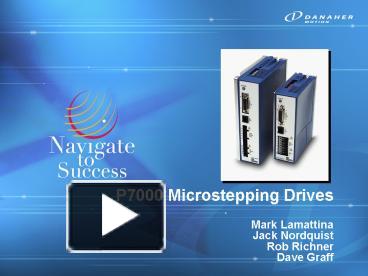 P7000 Microstepping Drives presentation | free to view