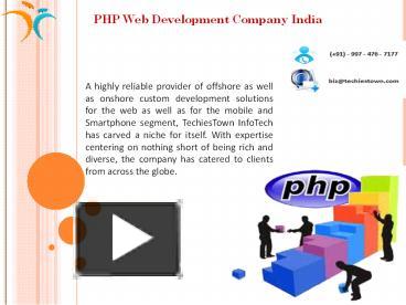 PPT – PHP web development company in india PowerPoint presentation ...