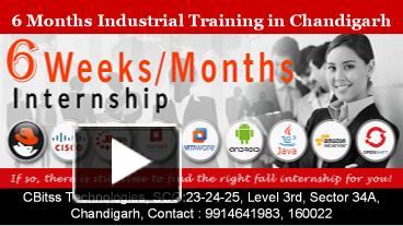 PPT – 6 Months Industrial Training in Chandigarh (1) PowerPoint presentation | free to download ...
