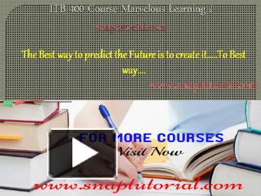 PPT – ITB 400 course Marvelous Learning / snaptutorial.com PowerPoint presentation | free to ...