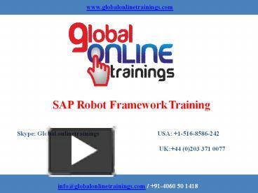 PPT – Robot Framework Training | Robot Framework Online Training - GOT PowerPoint presentation ...