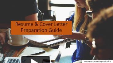 Resume & Cover Letter Preparation Guide presentation | free to download