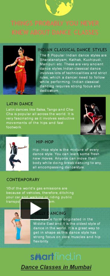 PPT – Things probably you never knew about dance classes PowerPoint ...