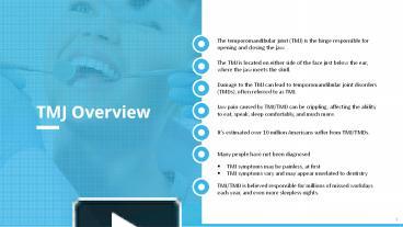 PPT – TMJ Presentation PowerPoint presentation | free to download - id: 89b598-YWQ3N