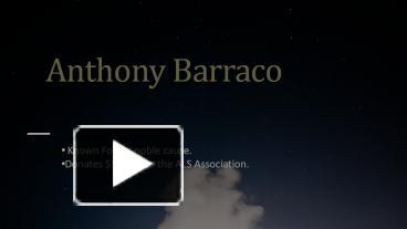 Anthony Barraco- Loves his Father very much presentation | free to download