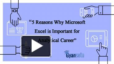 5 Reasons Why Microsoft Excel is Important for Analytical Career ...
