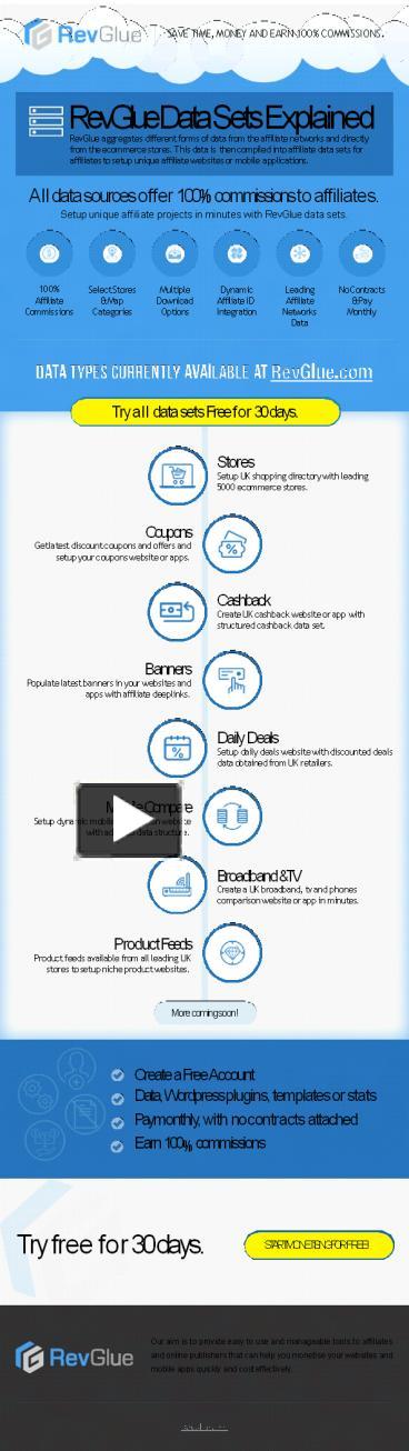 What is RevGlue Data Set? presentation | free to download