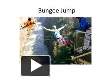 Bungee jumping presentation | free to download