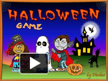 PPT – Let Us Talk about HALLOWEEN (GAME) PowerPoint presentation | free ...