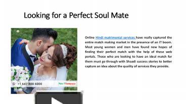 online matrimonial site | Nri matrimonial presentation | free to download