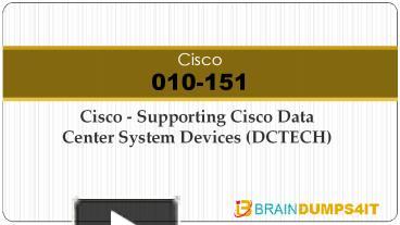 PPT – 010-151 Dumps Questions PowerPoint presentation | free to ...