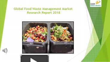 Food Waste Management Market Research Report 2018 presentation | free ...