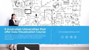 PPT – 6 Australian Universities that offer Data Visualization Course PowerPoint presentation ...