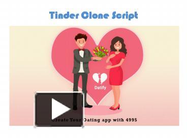 PPT – Tinder Clone | Tinder Clone Script | Dating App Development - Datify PowerPoint ...