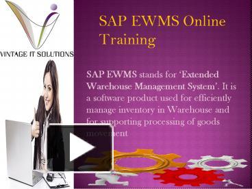 SAP EWM Training Material PPT presentation | free to download