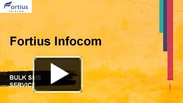 PPT – Fortius Infocom PowerPoint presentation | free to download - id: 8b0c7f-M2VkY