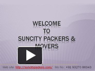 PPT – Packers and Movers in Palanpur | Movers and Packers in Palanpur PowerPoint presentation ...