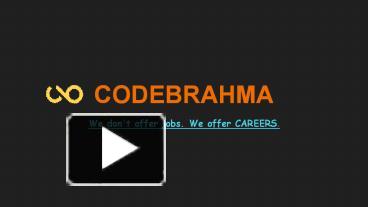 PWA E-Commerce App Development | Codebrahma presentation | free to download