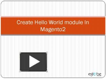 create basic module magento2 presentation | free to download