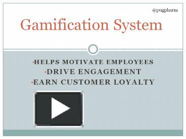Gamification System (1) presentation | free to download