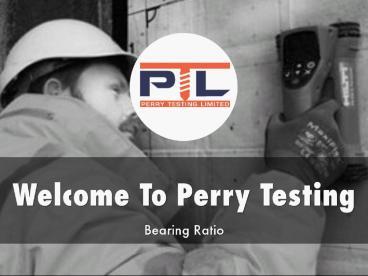 PPT – Perry Testing Limited Presentation PowerPoint presentation | free ...