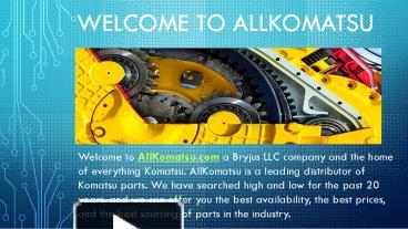All Komatsu presentation | free to download