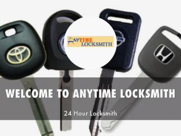 Information Presentation Of Anytime Locksmith presentation | free to download