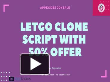 PPT – Letgo Clone Script With 50% - Appkodes Joysale PowerPoint presentation | free to download ...