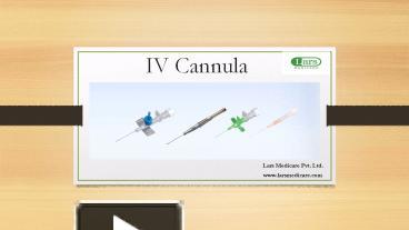 IV Cannula presentation | free to download