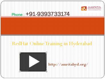 PPT – RedHat Online Training in Hyderabad PowerPoint presentation | free to download - id ...