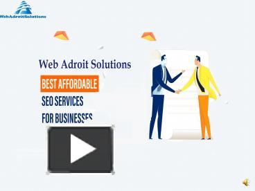 PPT – Professional SEO India PowerPoint presentation | free to download - id: 8c7669-OTRlZ