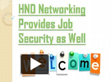 PPT – Why Choose ITPT Professional Training for HND Networking? PowerPoint presentation | free ...