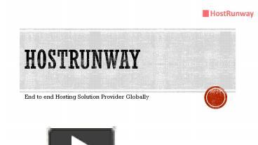 PPT – Hostrunway Complete Hosting Solution Provider PowerPoint presentation | free to download ...