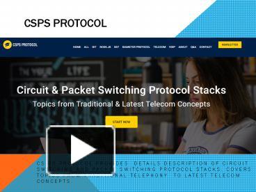 PPT – Circuit and Packet Switched Protocols and Programming - Tutorials PowerPoint presentation ...