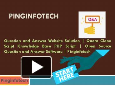 PPT – Question and Answer Website Solution | Quora Clone Script PowerPoint presentation | free ...