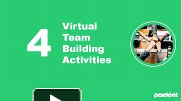 4 Virtual Team Building Activities for your Remote team presentation ...