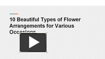 10 Beautiful Types of Flower Arrangements for Various Occasions ...