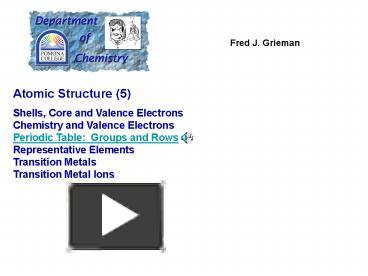 PPT – Atomic Structure 5 PowerPoint presentation | free to download ...