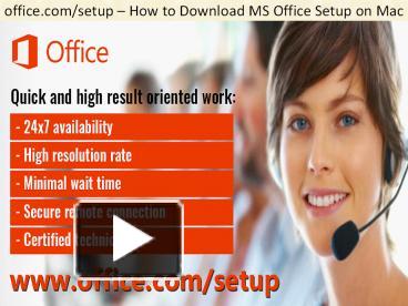 office.com/setup - Install MS Office Setup on Mac presentation | free to download